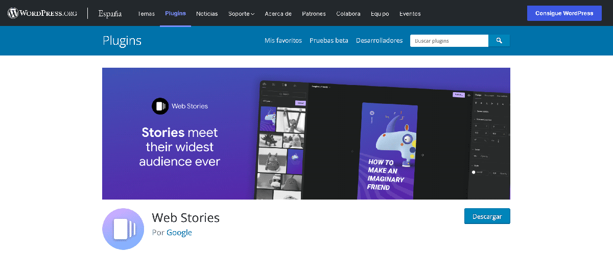 Web Stories de Google: qué son y cómo crearlas